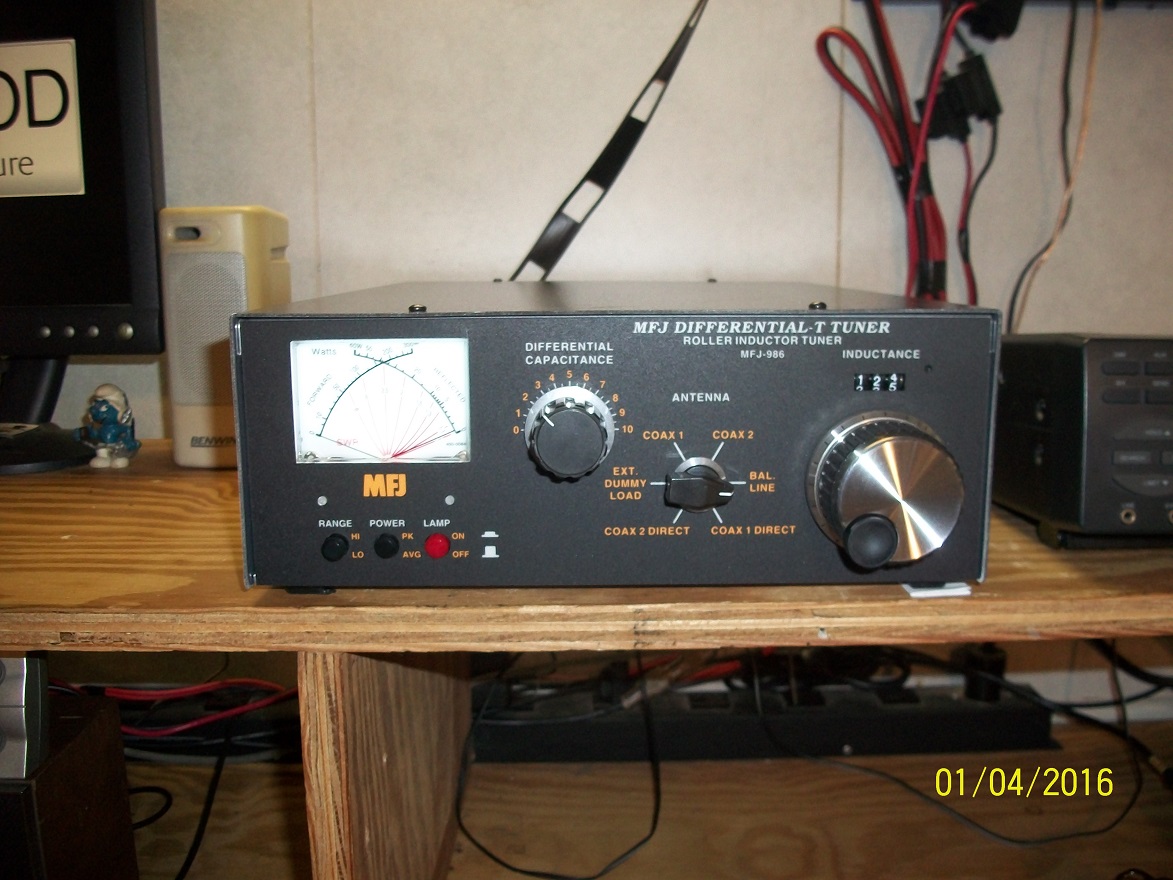 My new MFJ-986 Differential-T Tuner